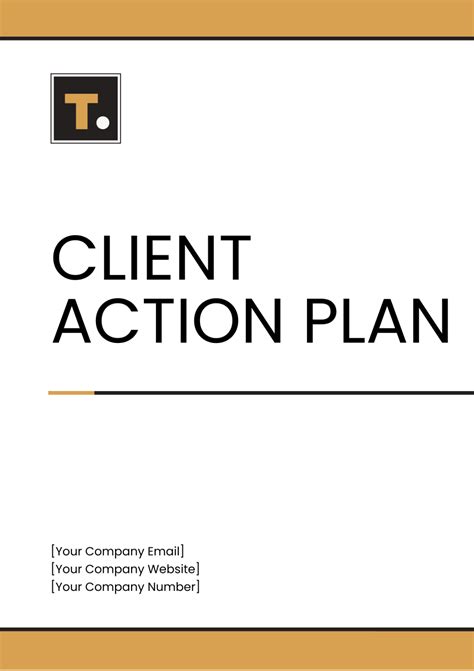 Free Client Action Plan Template To Edit Online