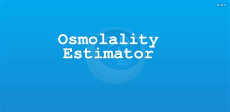 Serum Osmolality Calculator For Pc Free Download And Install On Windows Pc Mac