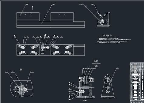 隔水管横焊缝自动对中装置设计 Autocad 2004 模型图纸下载 懒石网