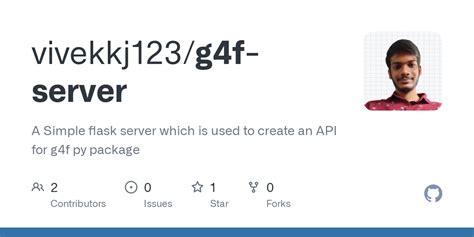 Github Vivekkj123g4f Server A Simple Flask Server Which Is Used To