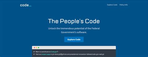 Public Domain Programming The Source Code Of The Government