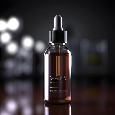 Premium Ai Image Hair Serum Bottle Closeup