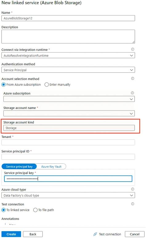 Connection To Json File Via Azureblob Storage Via Dataflow Doesnt Work