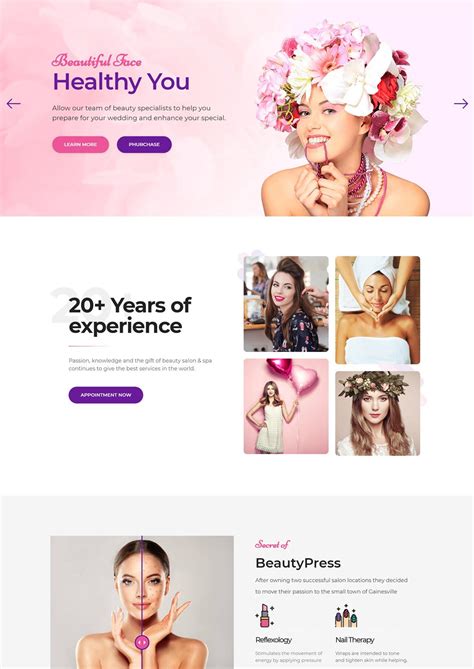 Best Beauty Spa And Salon Wordpress Themes Gomahamaya