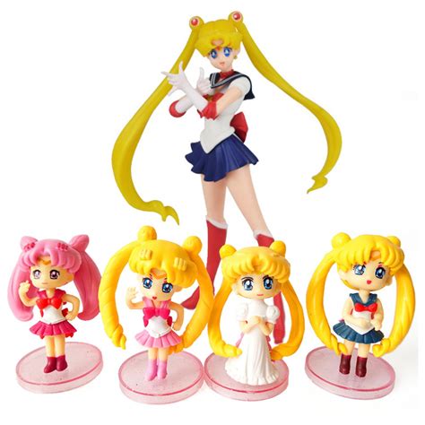 Set Of 05 Sailor Moon Models Sailor Moon Model 03 Shopee Singapore