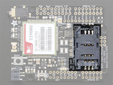 Assembly Textable Sensor With Fona And Circuitpython Adafruit Learning System