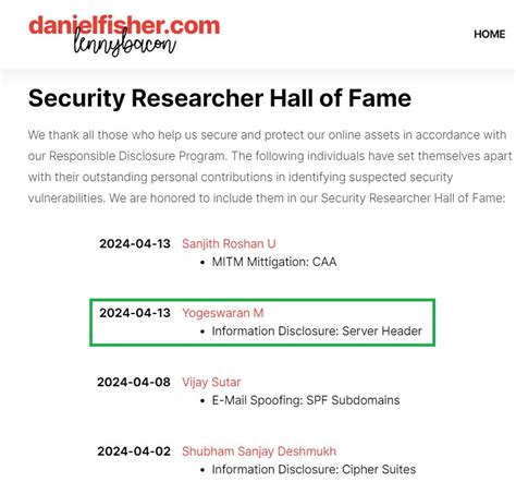 Yogeswaran M On Linkedin Securityresearch Halloffame Infosec Cyberawareness Onlinesecurity…