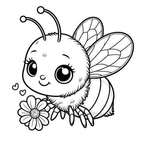 20 Abeja Para Colorear Descargar E Imprimir Gratis Dibujo De Abeja