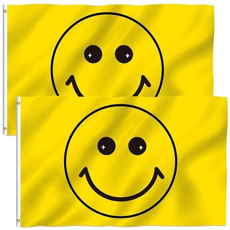 Vibrant Smiley Face Flag Bright And Durable For Outdoor Display