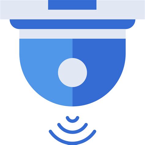 Security Camera Technology Icon Collection With Blue Duotone Style Computing Diagram Download