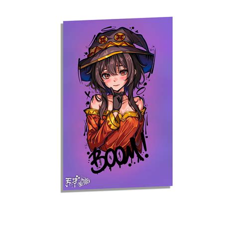 Megumin Tattoo Style Print Kuzumerch