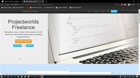 Freelancing Website Project In Php Mysql Projectworlds Store