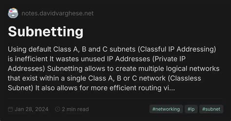 Subnetting
