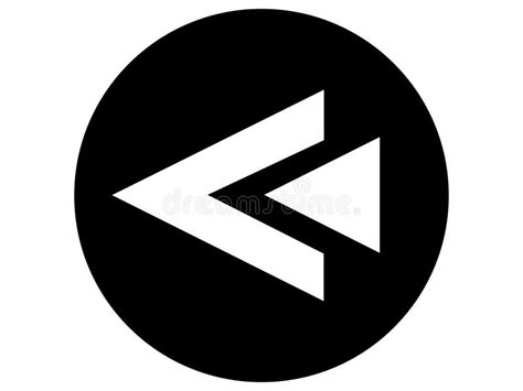 Double Bullet Arrow With Circle Stock Illustration Illustration Of Brand Logo 371954162