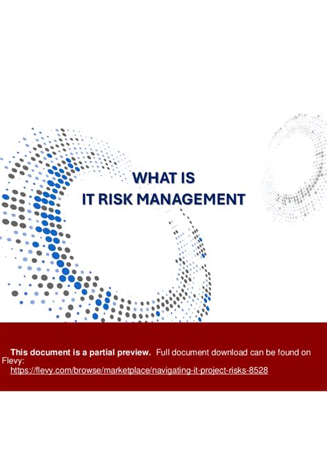 Navigating It Project Risks Pdf