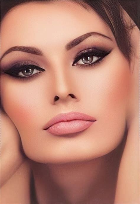 Sophia Loren Italy Beautiful Eye Makeup And Hairstyle Tutorials