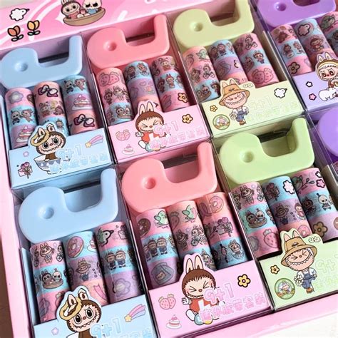 Jual Mini Washie Tape Cute Labubu Stationery Alat Tulis Perlengkapan