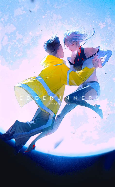 Lucy And David Martinez Cyberpunk And 1 More Drawn By Zecozecoshiro