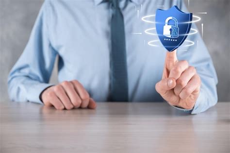 Premium Photo Cyber Security Network Padlock Icon And Internet