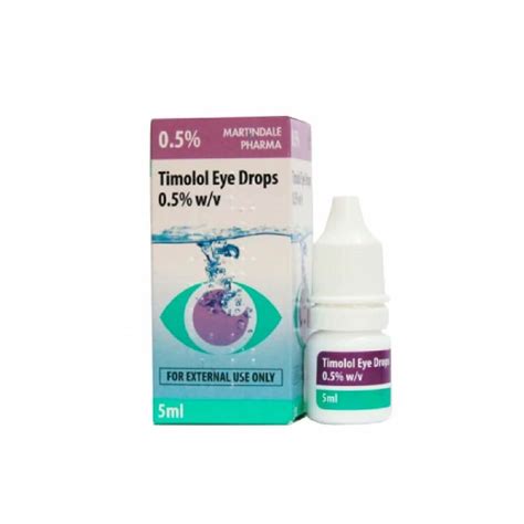 Timolol 05 Eye Drops 5ml Revolve Medicare