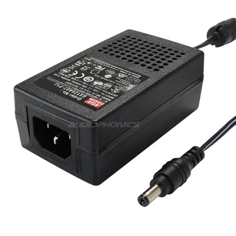 MEAN WELL AC DC Switching Power Adapter V AC To V A DC Audiophonics