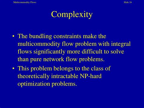 Ppt The Multicommodity Flow Problem Powerpoint Presentation Free