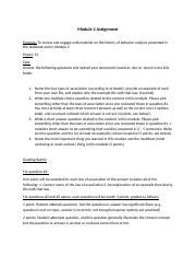 Module Assignment Online Docx Module Assignment Purpose To Review And Engage With
