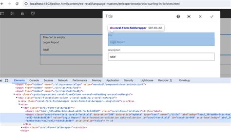 Solved How Can I Add A Custom Attribute To The Dialog Ele Adobe