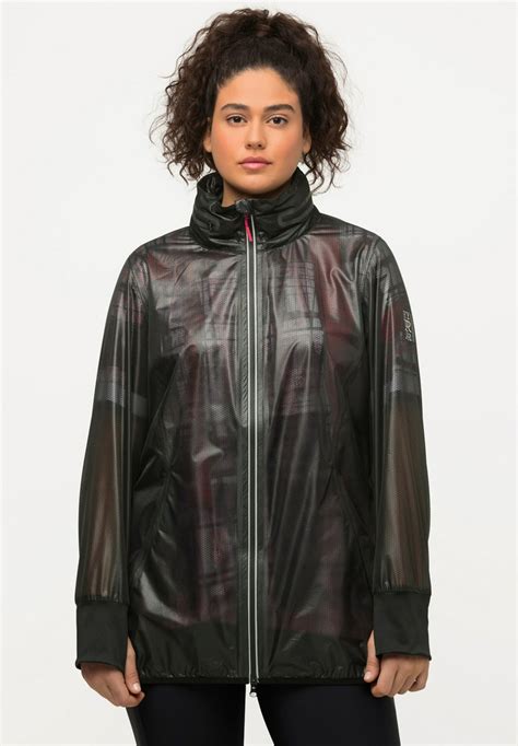 Ulla Popken Impermeable Blacknegro Zalandoes
