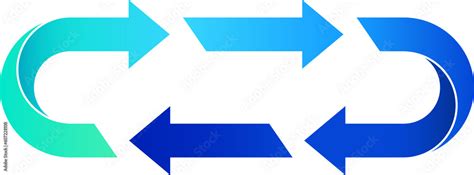 Arrow Process Flow Diagram Infographic Stock Illustration Adobe Stock