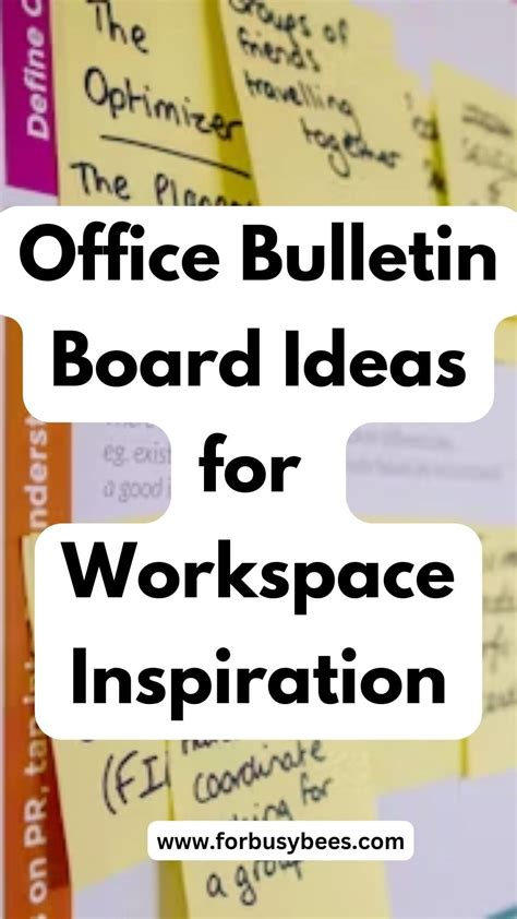13 Unique Office Bulletin Board Ideas