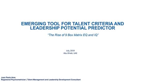 9 Box Matrix Eq And Iq Ppt