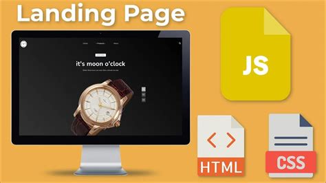 Build A Professional Website Landing Page With Html Css And Javascript