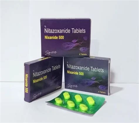Nitazoxanide 500 Mg At Rs 125stripe निटाज़ोक्शेनाइड ड्रग In Nagpur