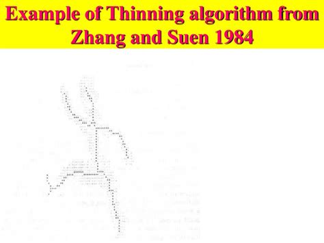 Ppt Thinning Algorithms Powerpoint Presentation Free Download Id729519