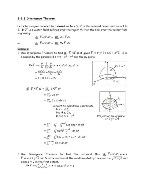 3 6 2 divergence theorem pdf divergence integral