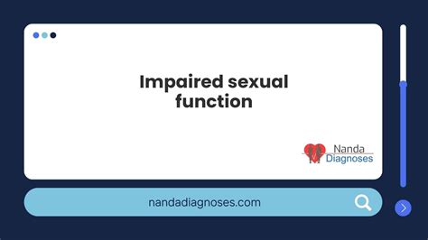 Impaired Sexual Function Nanda Diagnoses