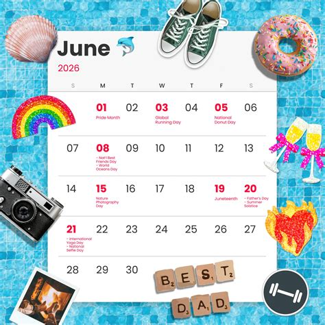 Holidays In June Calendar Of Dates Content Ideas Piccollage Blog