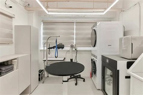 화이트톤 모던하고 깔끔한 50평 애견카페 And 미용실 인테리어 중랑구 면목동