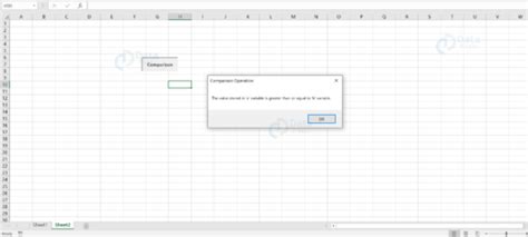 Vba Comparison Operators Dataflair