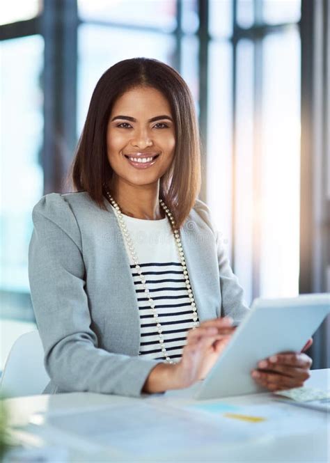 Immersed In Her Work Portrait Of A Beautiful Young Corporate