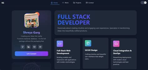 Webdevelopment Portfolio Mernstack Uidesign Devops Cloudcomputing Shreya Garg