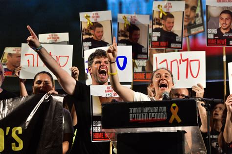 Joining Up With Angry Protesters Hostages Forum Says It Seeks Unity