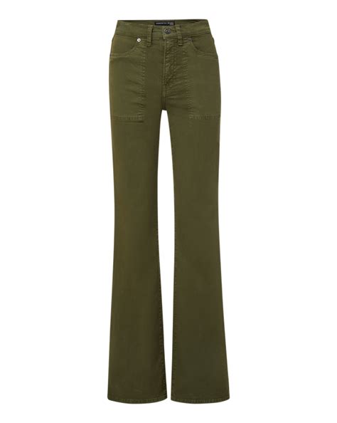 Crosbie Wide Leg Jean Patch Pockets Veronica Beard