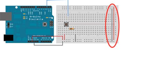 Arduino Uno Help Understanding Circuit For Button Example Arduino Stack Exchange