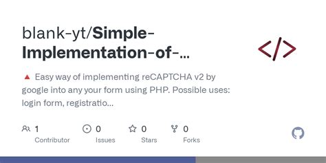 Github Blank Ytsimple Implementation Of Recaptcha V2 Checkbox Into