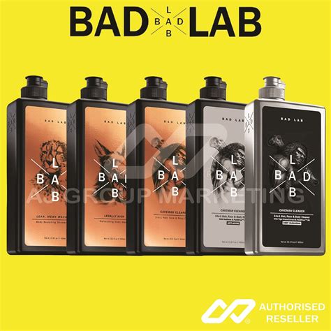 Bad Lab Body Wash 400ml [lean Mean Machine Legally High 3in1 Hair Face And Body Caveman