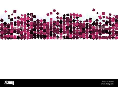 Colored Abstract Overlapping Square Or Rectangle Pattern Digital Generative Art For Design