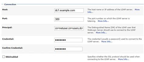 Configuring Weblogic To Use Ldap