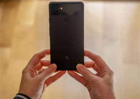 A Shot Of A Woman Holding A Google Pixel 3 Phone In Her Hands Sh Stock Image Everypixel
